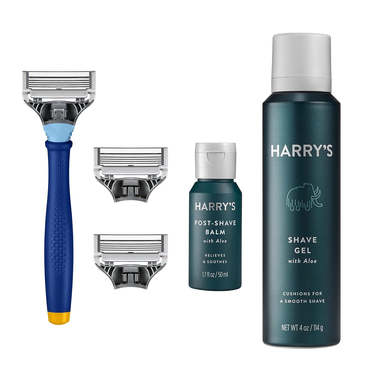 Harry’s Original Holiday Shaving Gift Set for Men – Razor Handle, 3 ...