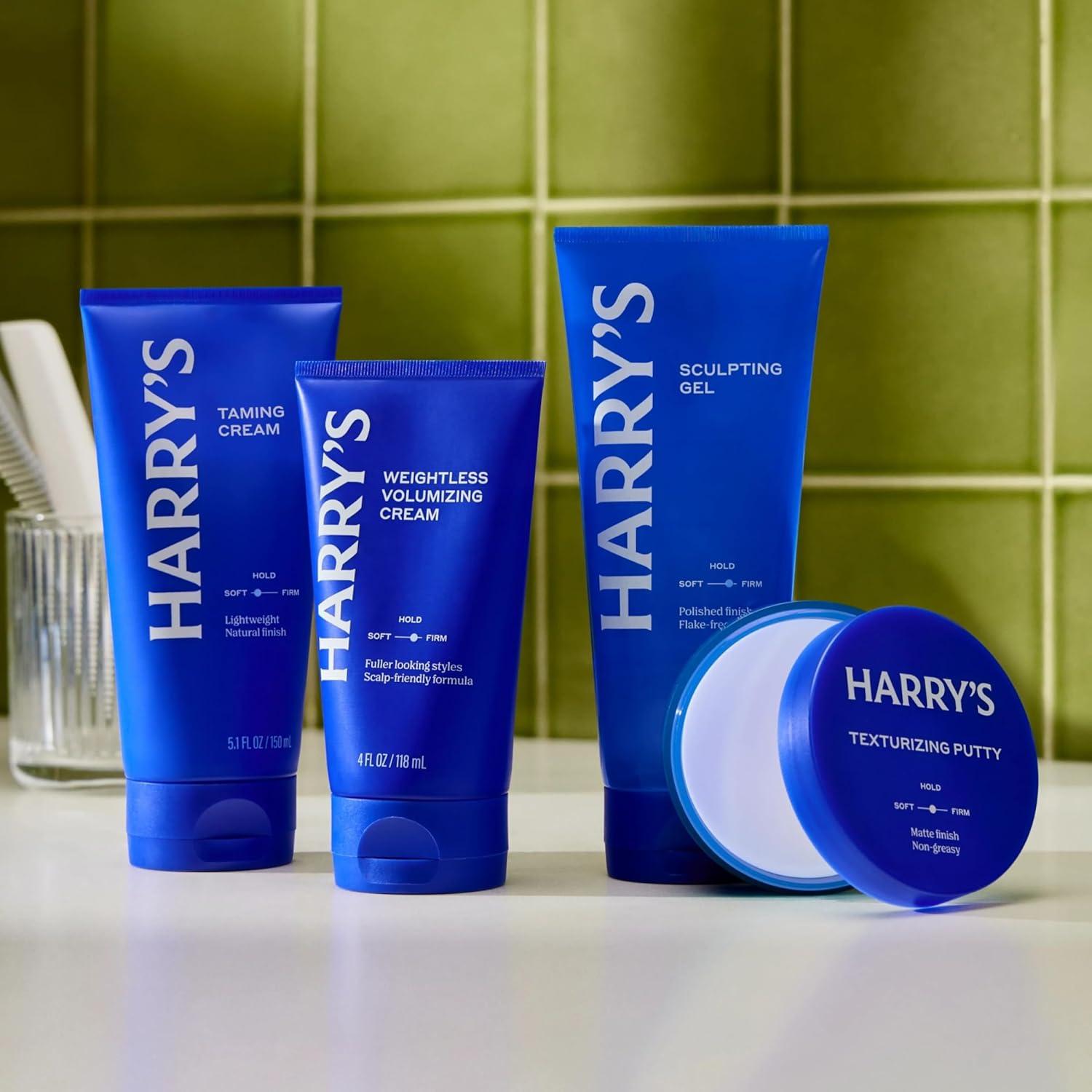 Harry’s Weightless Volumizing Cream, Lightweight Hair Styling Cream for ...