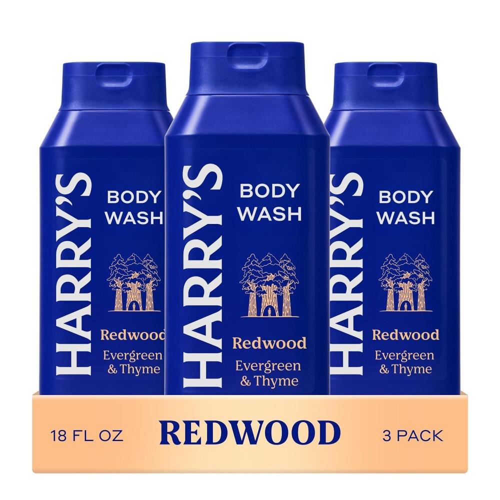 Harry’s Men’s Body Wash – Solstice – (3 Pack) 18 fl oz – Shower Gel for ...