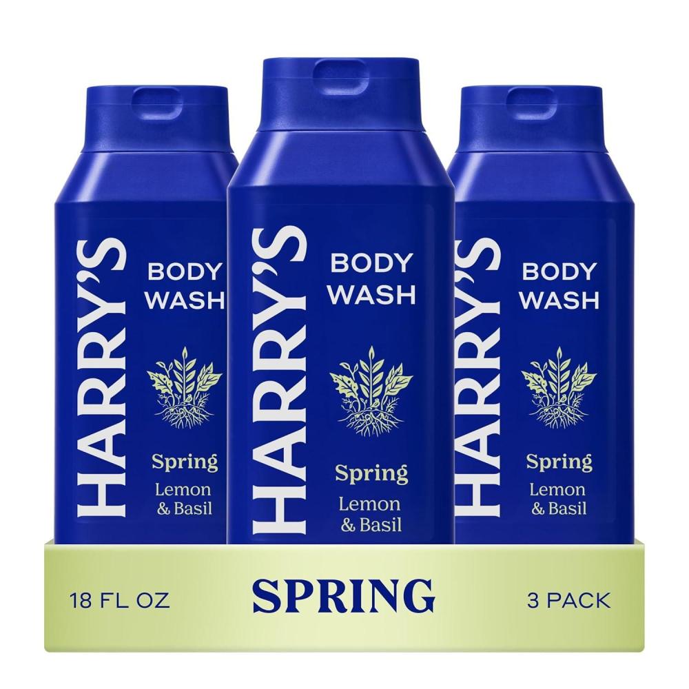 Harry’s Men’s Body Wash – Solstice – (3 Pack) 18 fl oz – Shower Gel for ...