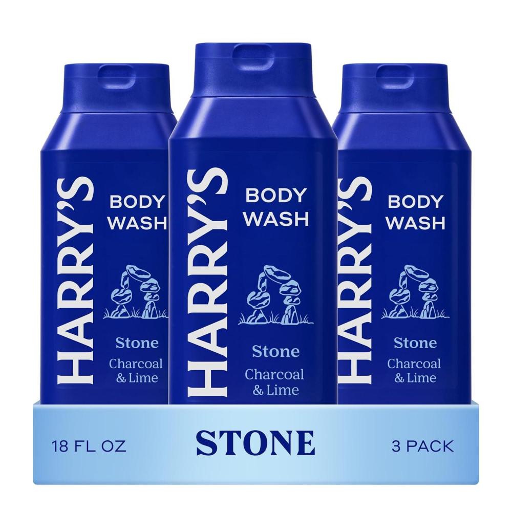 Harry’s Men’s Body Wash – Solstice – (3 Pack) 18 fl oz – Shower Gel for ...