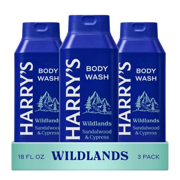 Harry’s Men’s Body Wash – Solstice – (3 Pack) 18 fl oz – Shower Gel for ...